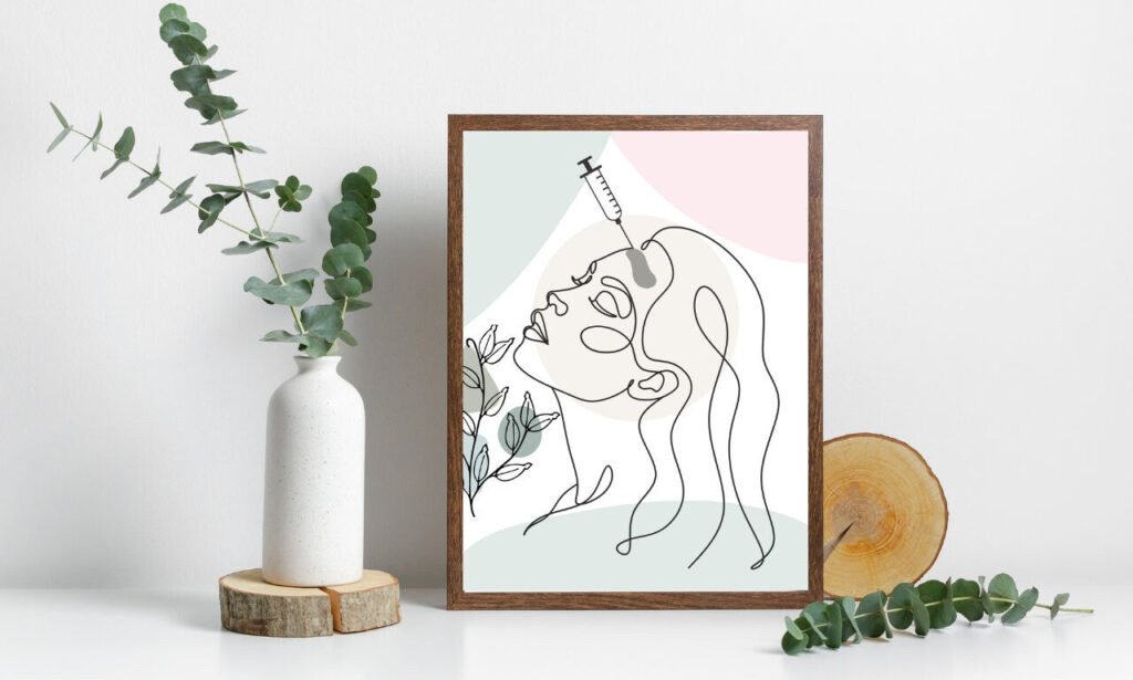 Anti-wrinkle Line Art Decor Digital Download - Nita McEvoy ...
